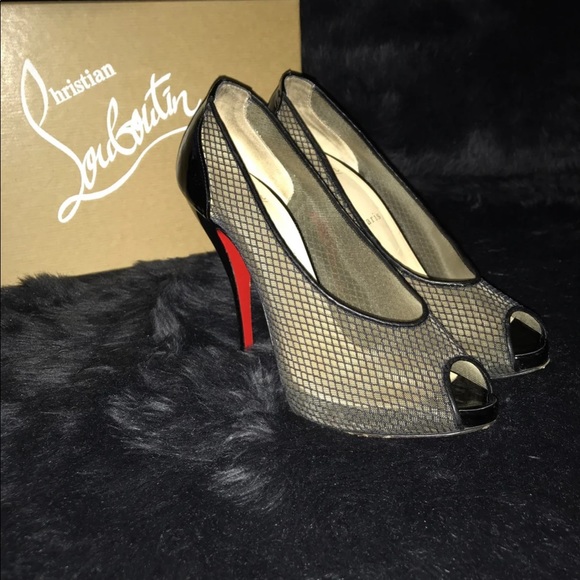 Christian Louboutin | Shoes | Christian Louboutin Fetilo Peeptoe Pump ...